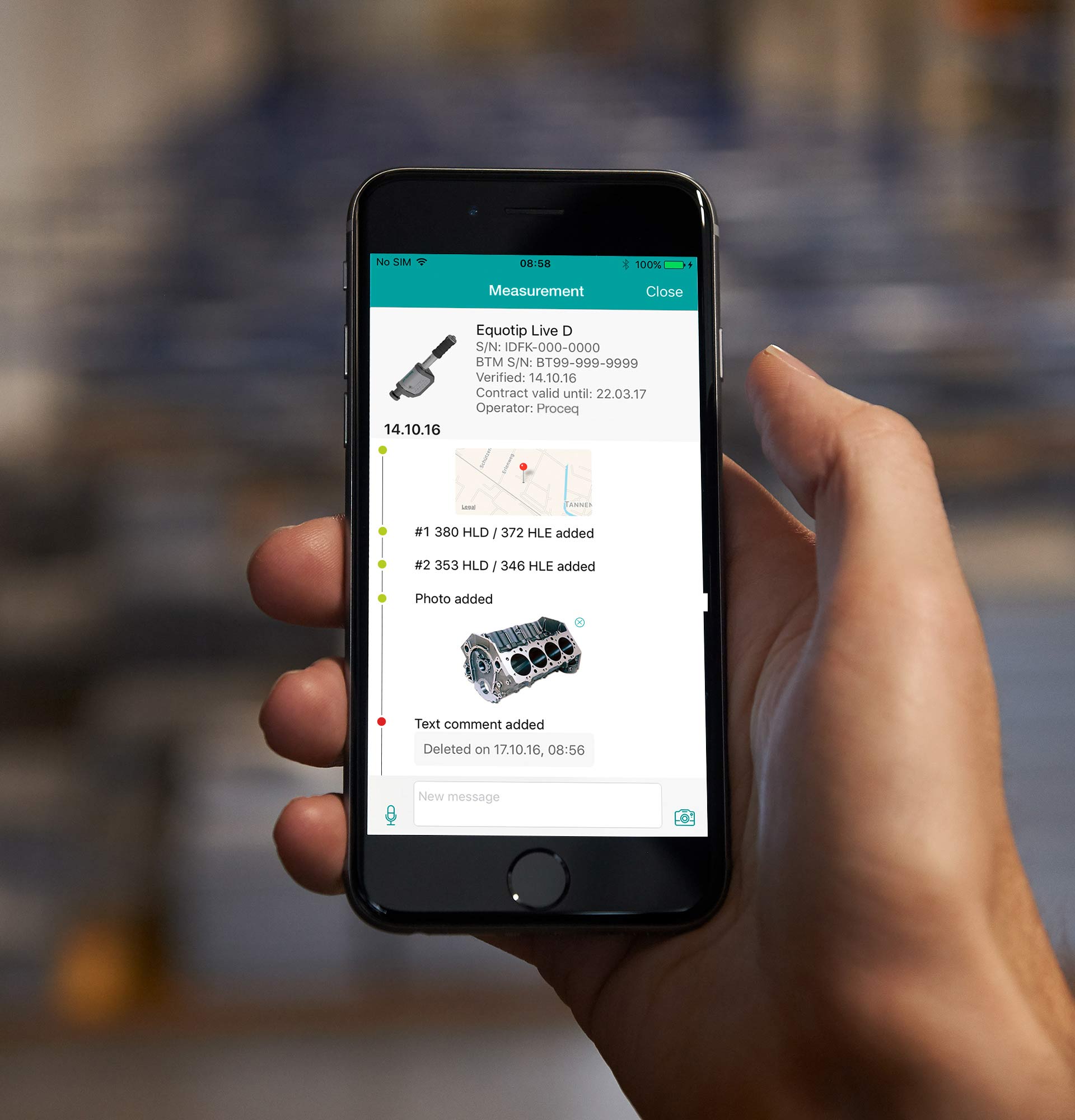 Equotip Live Leeb D portable wireless metal hardness tester – Advantech